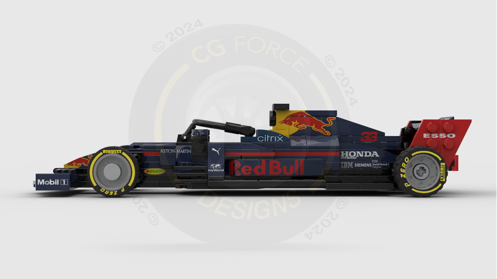 LEGO MOC F1 Red Bull Racing RB16 by CGForceDesigns | Rebrickable ...