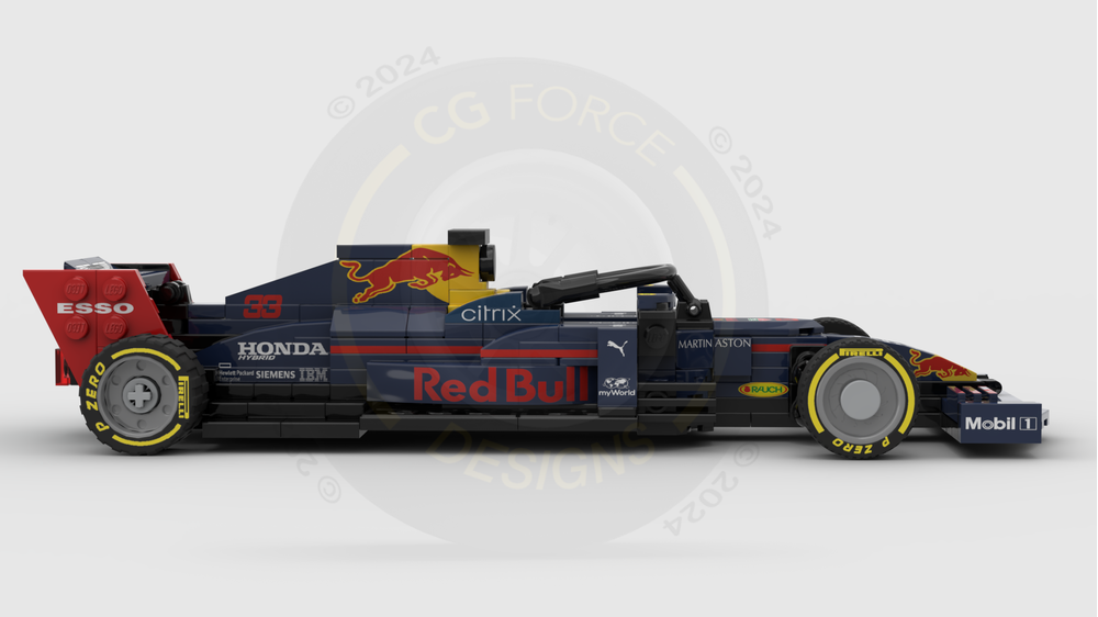 LEGO MOC F1 Red Bull Racing RB16 by CGForceDesigns | Rebrickable ...