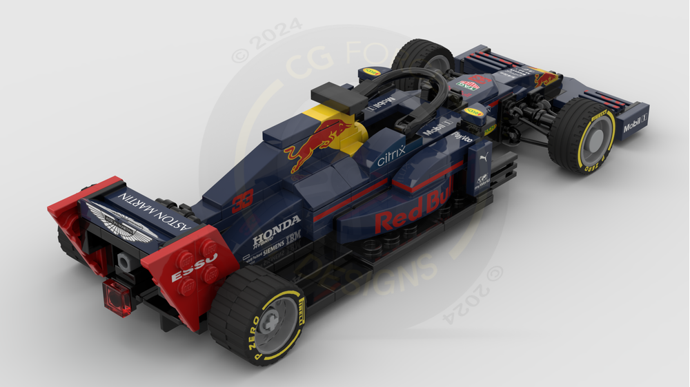 LEGO MOC F1 Red Bull Racing RB16 by CGForceDesigns | Rebrickable ...