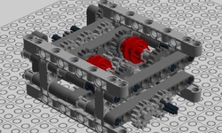 LEGO MOC-8474 Integrated dual differential steering mechanism with two ...