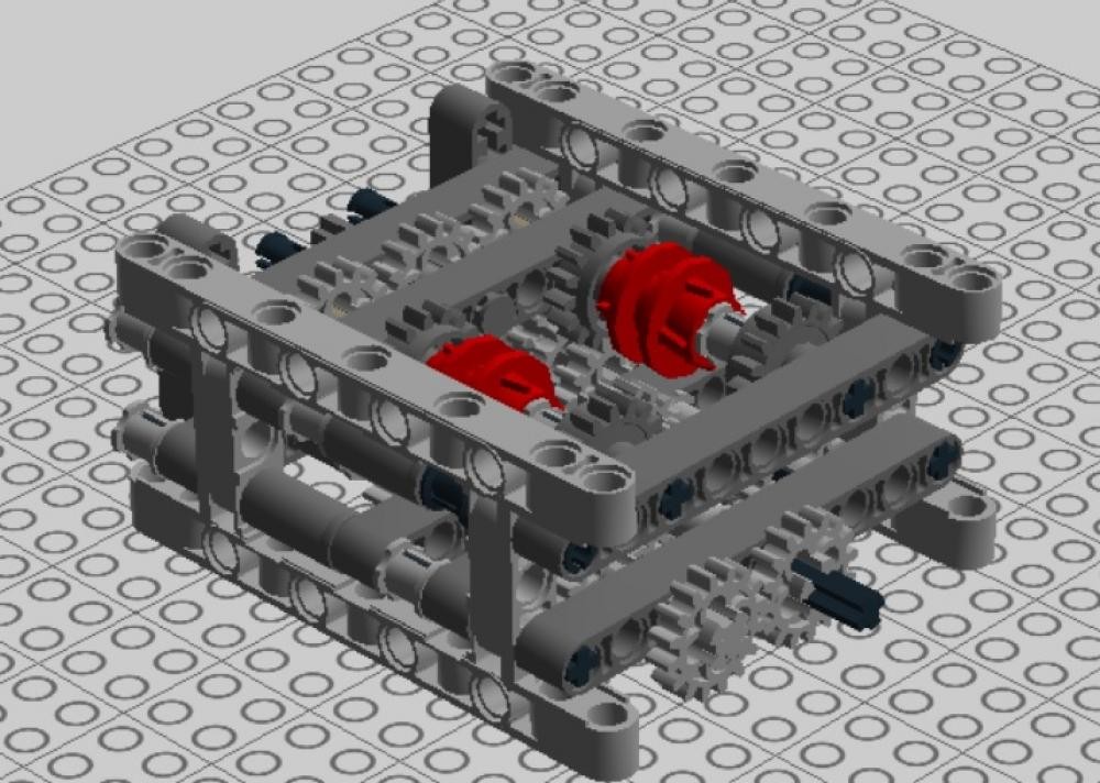Lego Moc 4 Speed Sequential Transmission By Jfb9301 Rebrickable Build With Lego