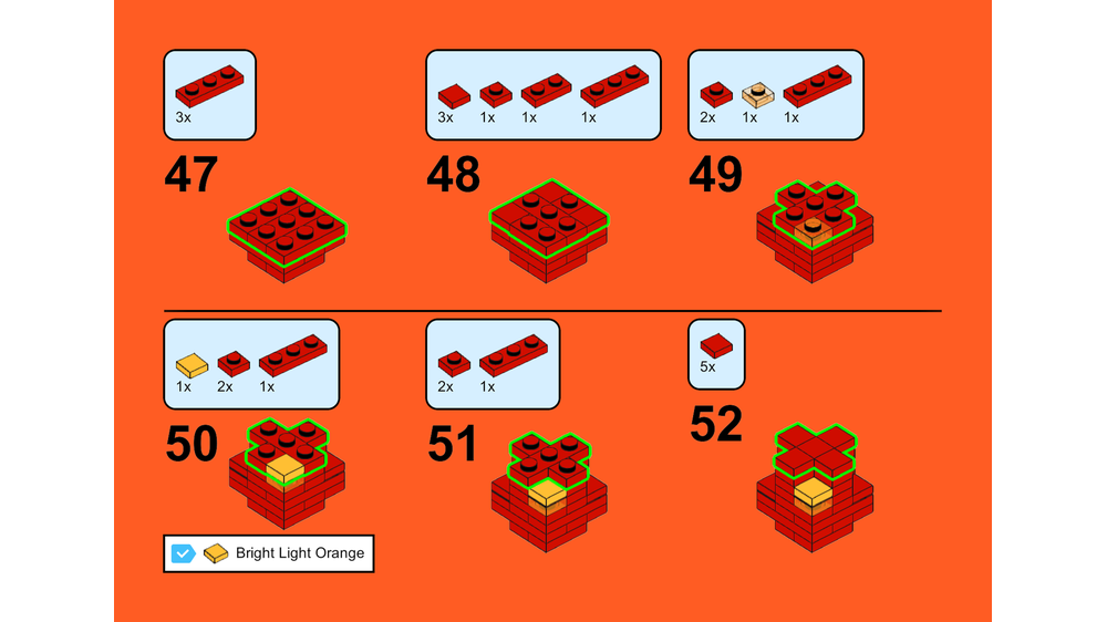 LEGO MOC Micro world #3: Nether [1.16] by Mobilox Studios | Rebrickable ...