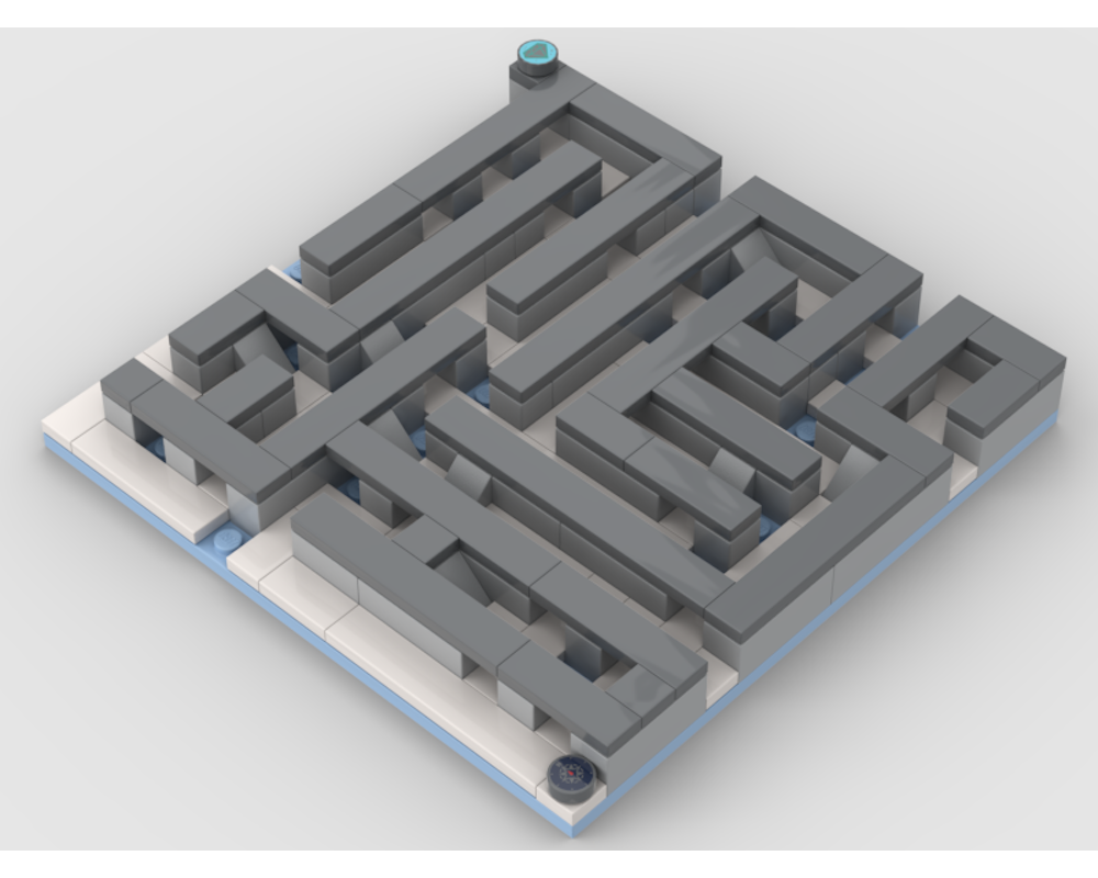 LEGO MOC 2 Level Maze, 16x16. by nathansonic | Rebrickable - Build with ...