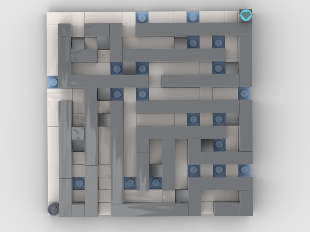 LEGO MOC 2 Level Maze, 16x16. by nathansonic | Rebrickable - Build with ...