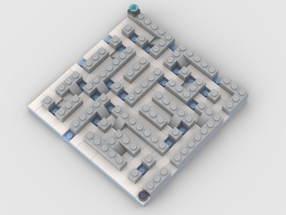 LEGO MOC 2 Level Maze, 16x16. by nathansonic | Rebrickable - Build with ...