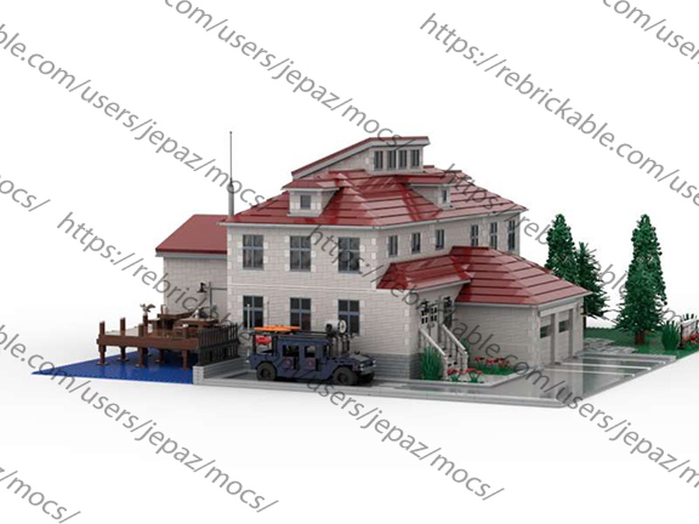 LEGO MOC Coast Guard Station by jepaz | Rebrickable - Build with LEGO