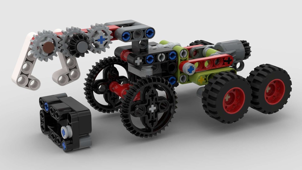 LEGO MOC 42102C: Lunar Rover by SmileSick | Rebrickable - Build with LEGO