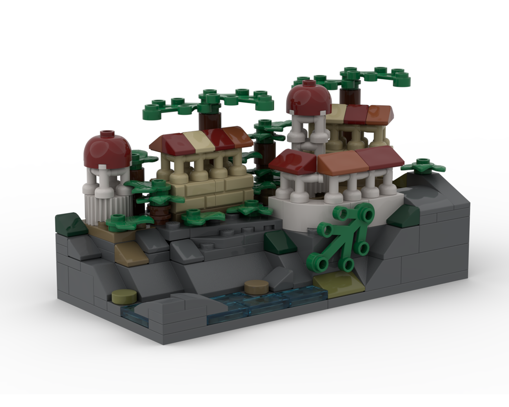 LEGO MOC Rivendell micro build by drbaggy | Rebrickable - Build with LEGO