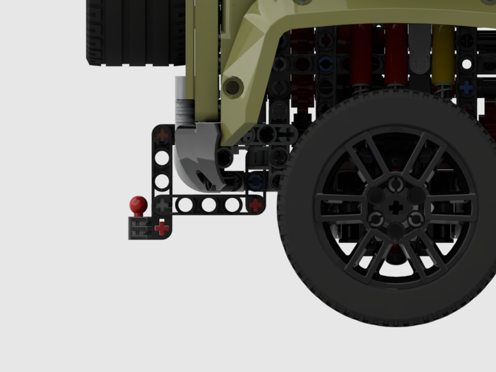 LEGO MOC Adjustable Tow Hitch for Defender 42110 by jerry_sutton ...