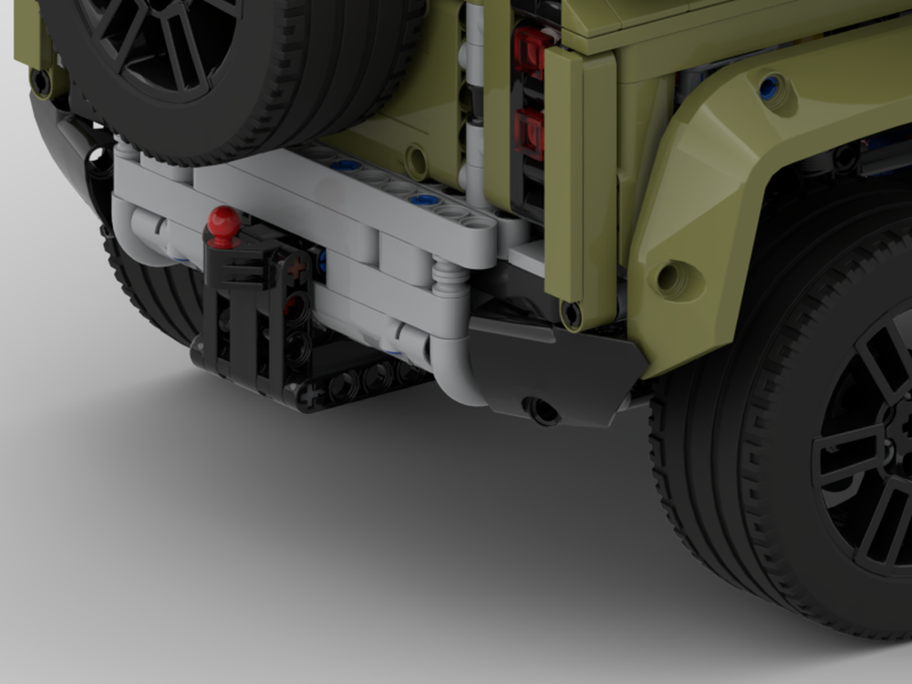 LEGO MOC Adjustable Tow Hitch for Defender 42110 by jerry_sutton ...