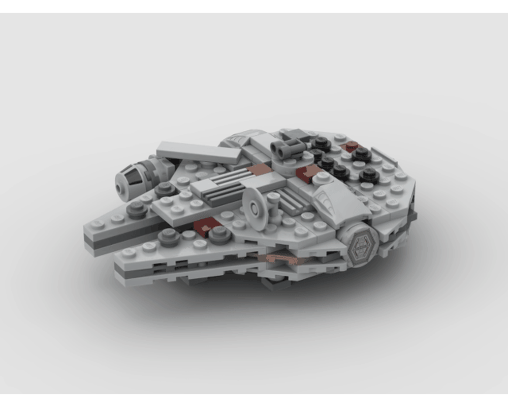 LEGO MOC Micro Build - Millennium Falcon by ZeroFoxGiven | Rebrickable ...