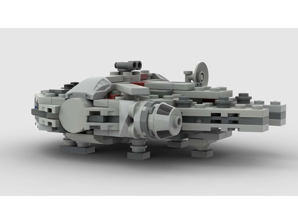 LEGO MOC Micro Build - Millennium Falcon by ZeroFoxGiven | Rebrickable ...