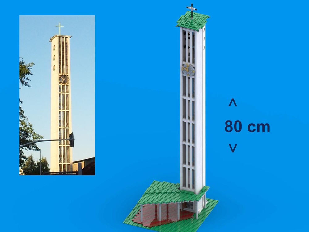 LEGO MOC St Johannis Church Bell Tower Modular by fidi70 | Rebrickable ...