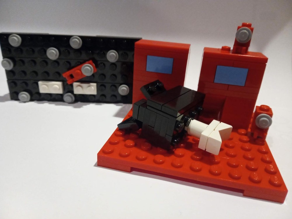 Lego Moc Among Us Scene By Jimboblimb Rebrickable Build With Lego