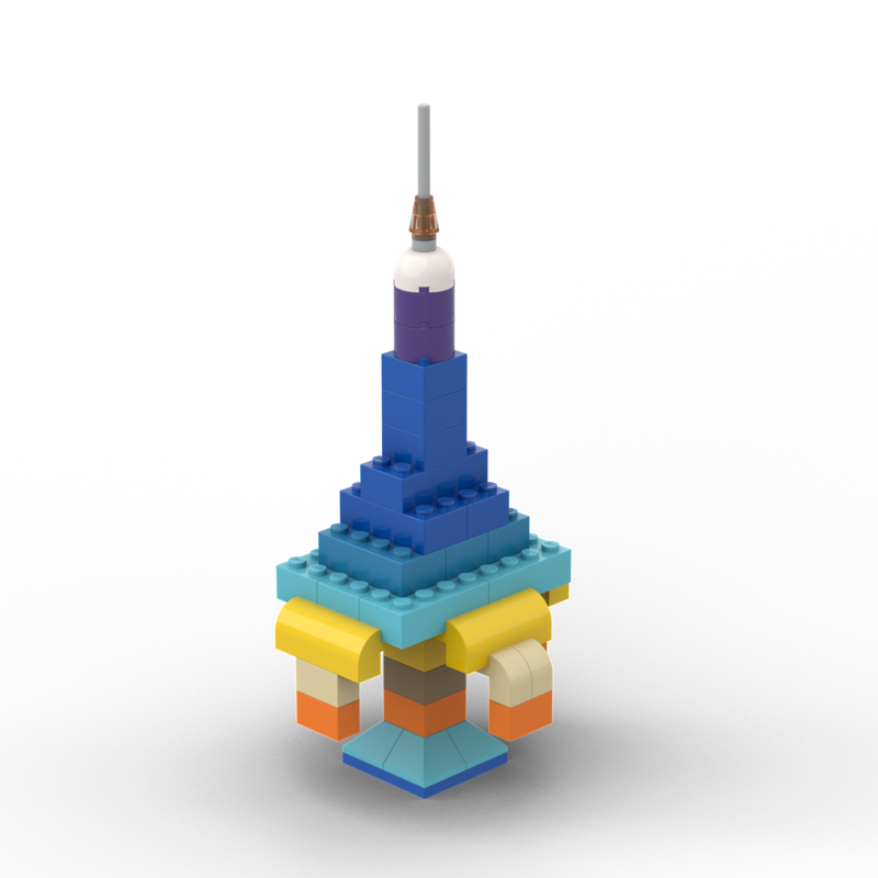 LEGO MOC 10698 - Rocket by MaJo-Club | Rebrickable - Build with LEGO