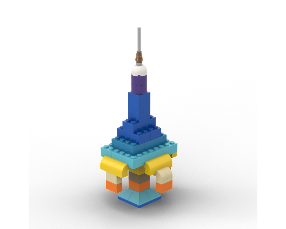 LEGO MOC 10698 - Rocket by MaJo-Club | Rebrickable - Build with LEGO