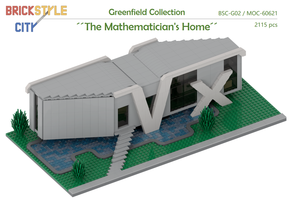LEGO MOC The Mathematician's Home (Greenfield Collection) by Brickstyle ...
