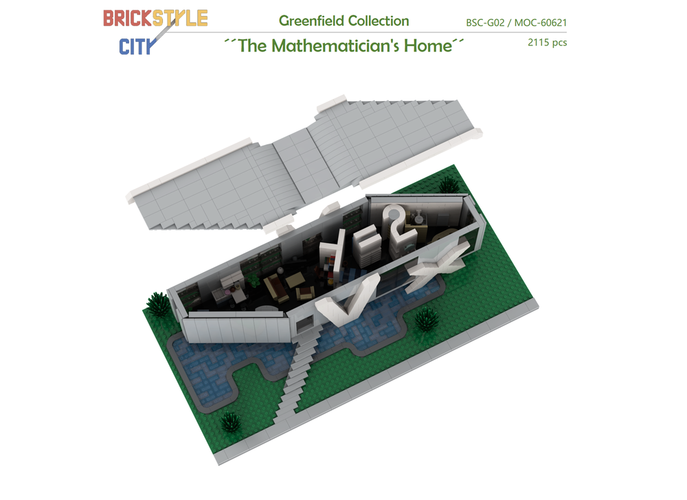 LEGO MOC The Mathematician's Home (Greenfield Collection) by Brickstyle ...