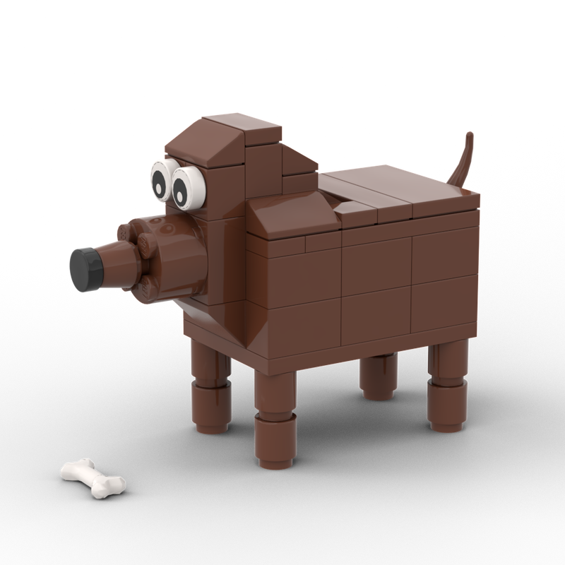 LEGO MOC Dog by MaJo-Club | Rebrickable - Build with LEGO