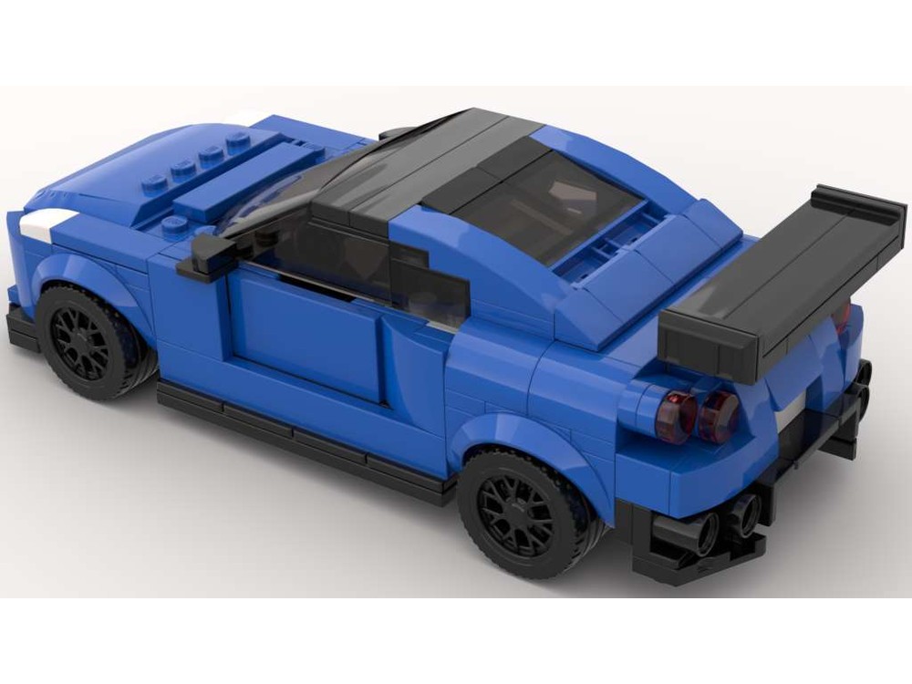 LEGO MOC Nissan GT-R NISMO - blue edition by meregt | Rebrickable ...