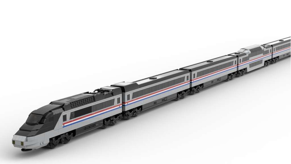 LEGO MOC The New Metroliner - Dome Car by brickdesigned_germany ...