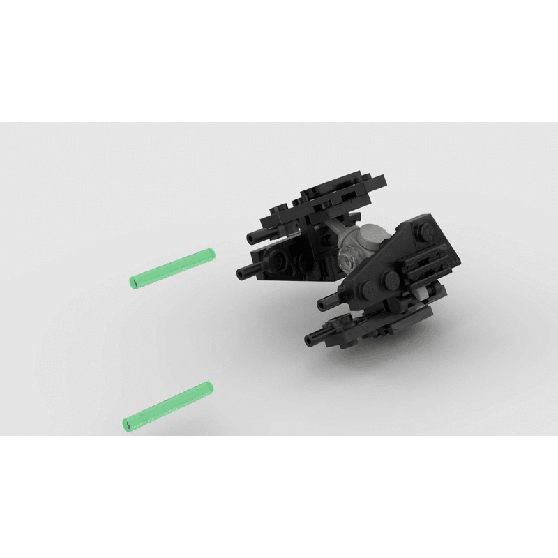 LEGO MOC Micro Build - Tie Interceptor by ZeroFoxGiven | Rebrickable ...