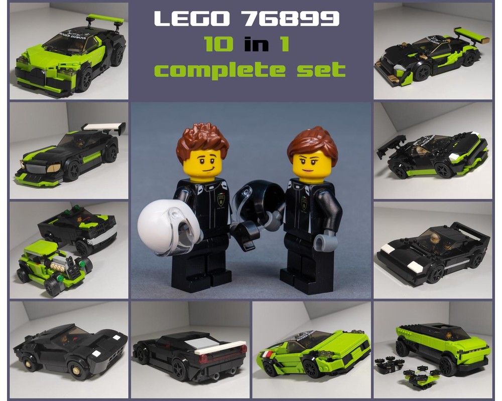 LEGO MOC 76899 10 in 1 complete set by Kirvet | Rebrickable - Build ...