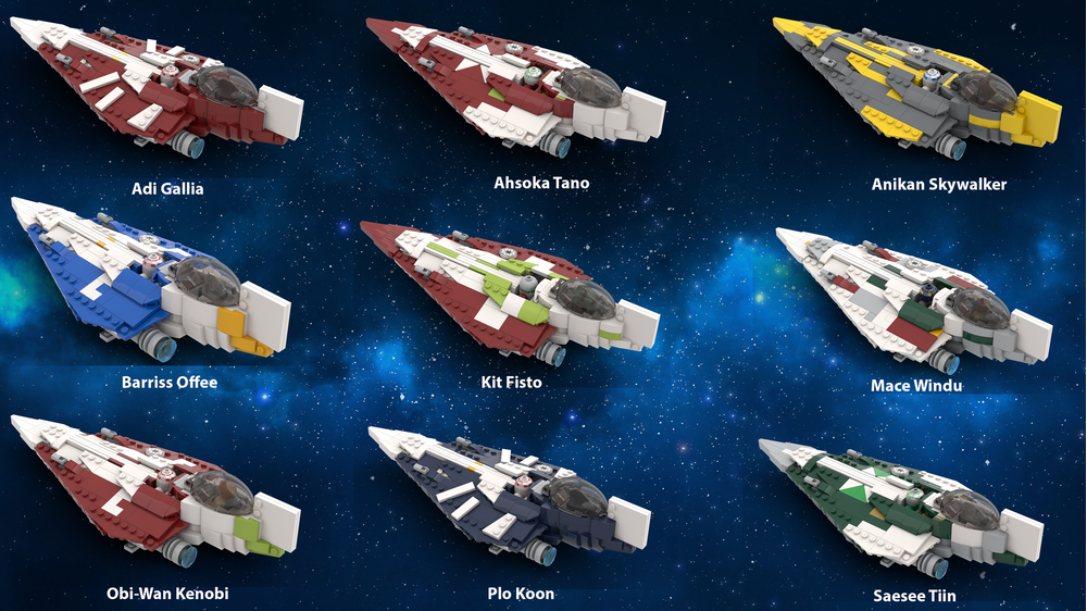 LEGO MOC Delta-7 Starfighters Bundle by RendiliBricks | Rebrickable ...