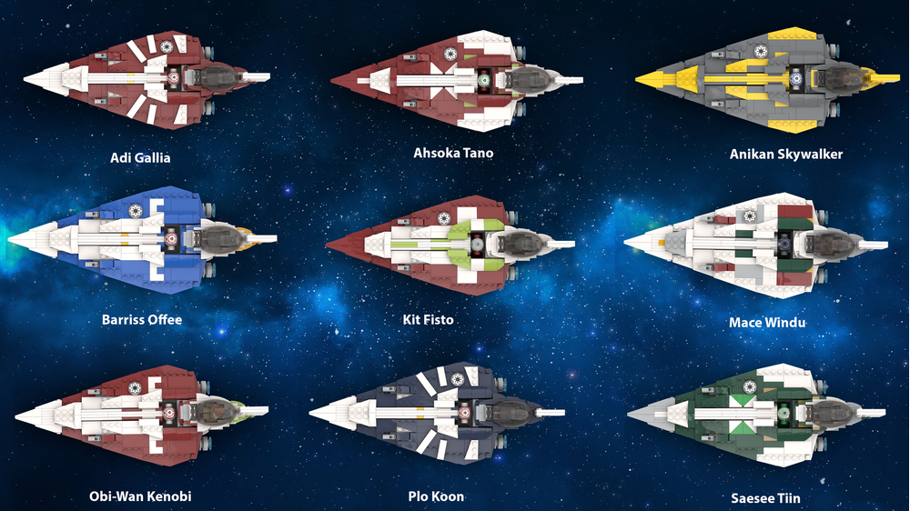 LEGO MOC Delta-7 Starfighters Bundle by RendiliBricks | Rebrickable ...