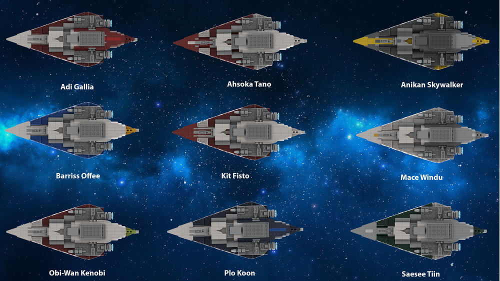 LEGO MOC Delta-7 Starfighters Bundle by RendiliBricks | Rebrickable ...