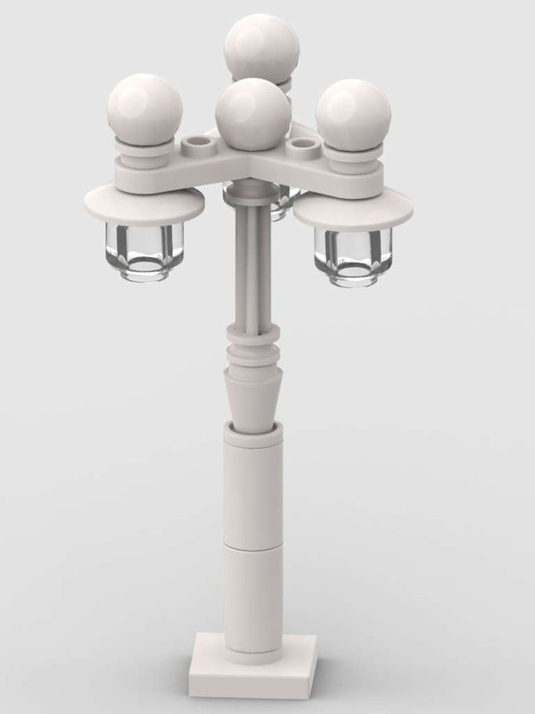 LEGO MOC Lamp Post Second Edition by BrickladySandra | Rebrickable ...