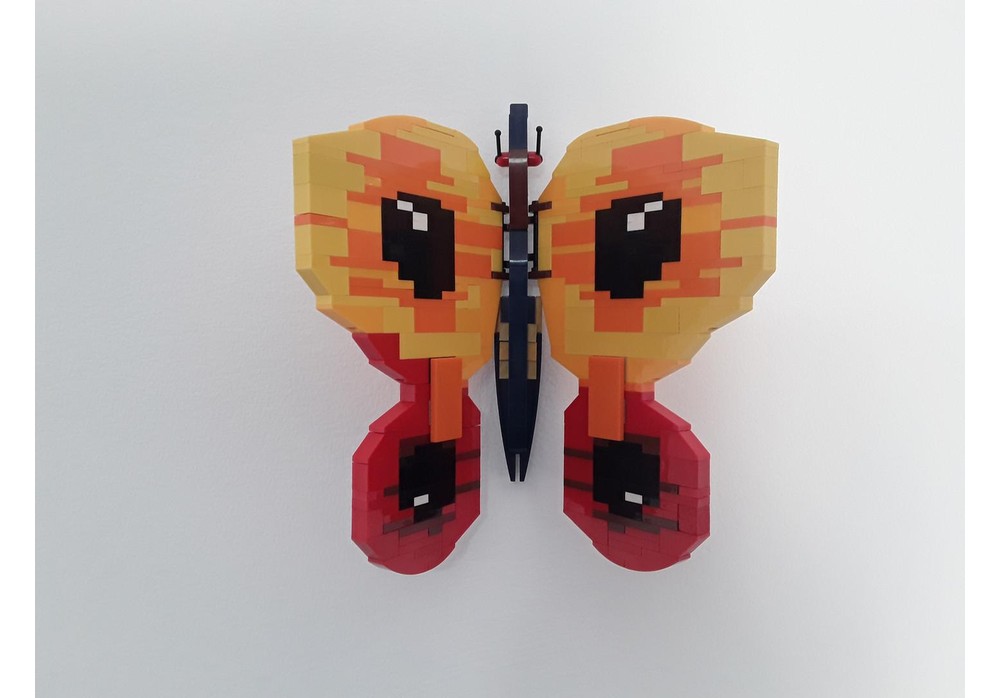 LEGO MOC Butterfly (Wall Decoration) by LegoOri | Rebrickable - Build ...