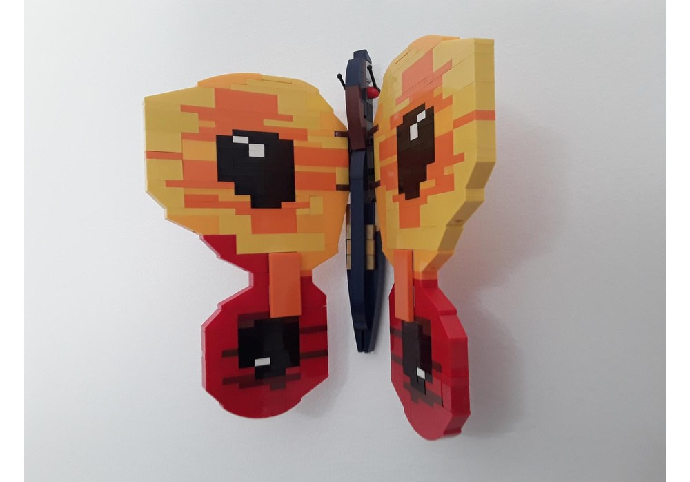 LEGO MOC Butterfly (Wall Decoration) by LegoOri | Rebrickable - Build ...
