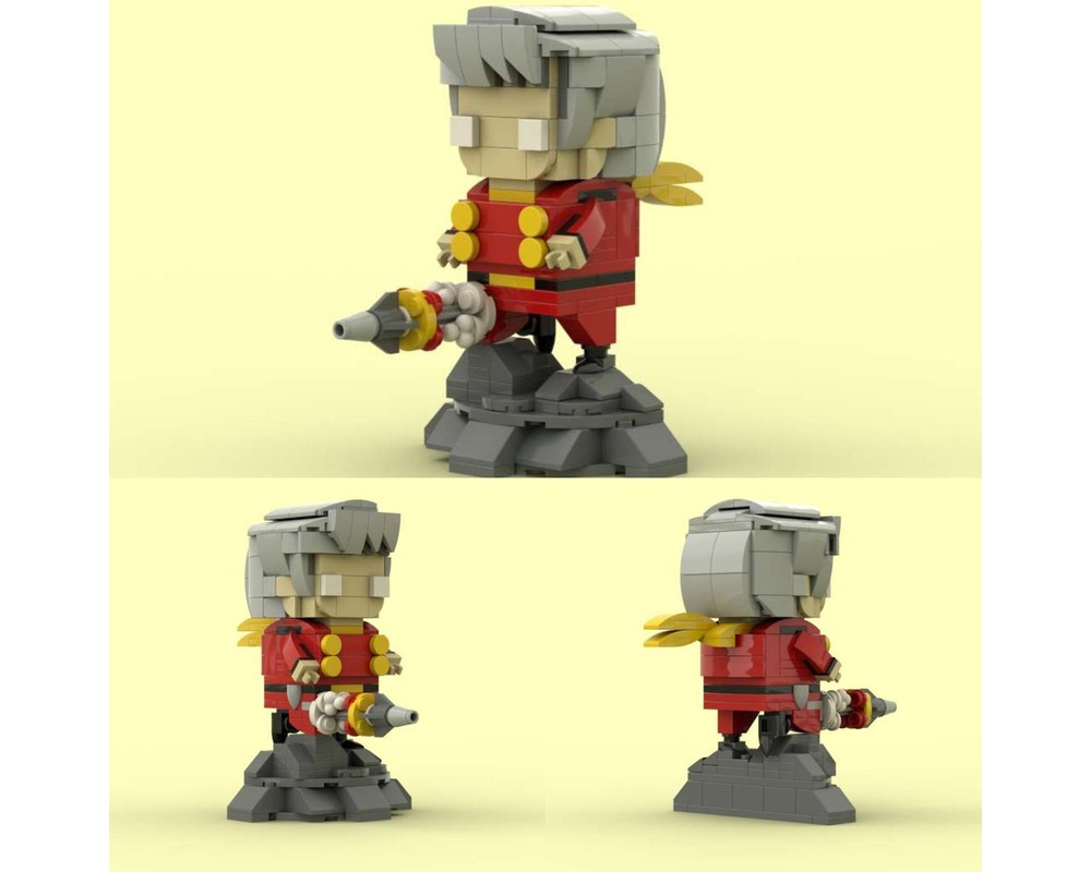 LEGO MOC Brickheadz -Cyborg 004- by Gabryboy80 | Rebrickable - Build ...