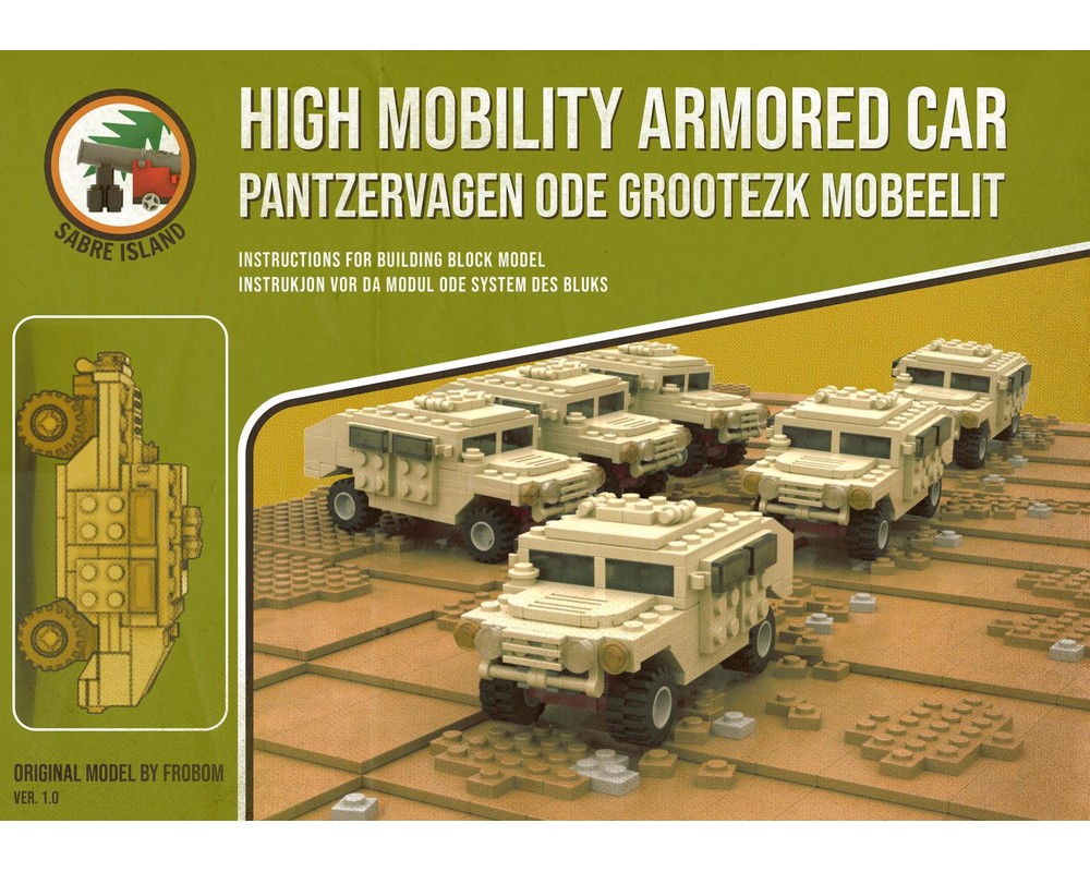 LEGO MOC High Mobility Armored Car by Plastic_Goth | Rebrickable ...