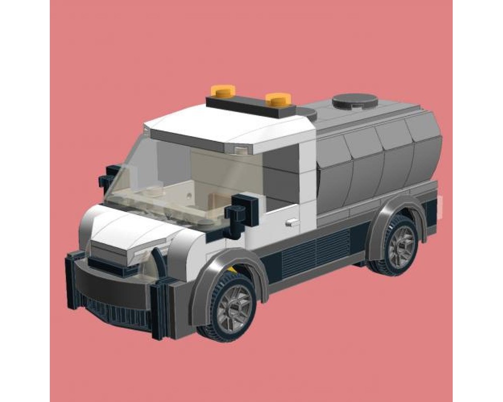 LEGO MOC-6084 milk truck (Town 2016) | Rebrickable - Build with LEGO