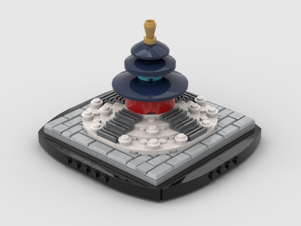 LEGO MOC Mini Temple of Heaven by gabizon | Rebrickable - Build with LEGO