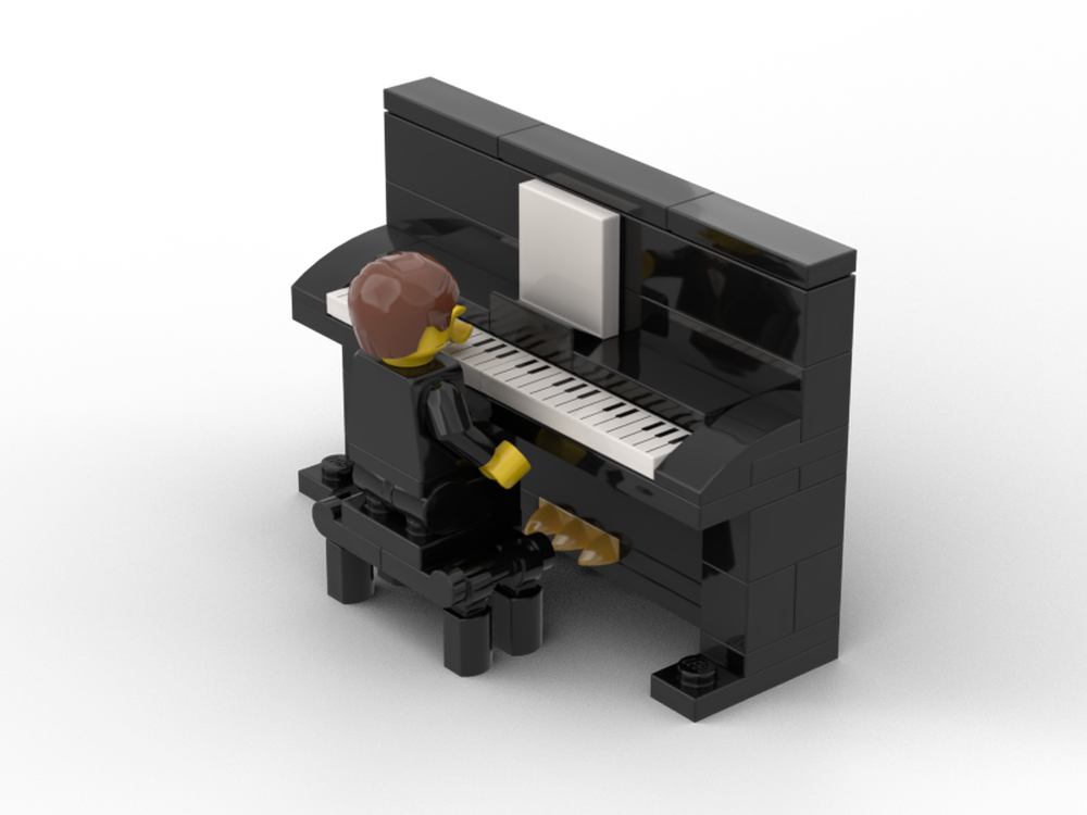 LEGO MOC Yamaha Piano by Firemodels | Rebrickable - Build with LEGO