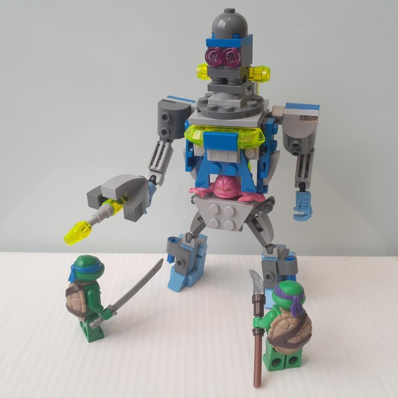 LEGO MOC-60870 Kraangdroid Mech by PRbrickbuilder | Rebrickable - Build ...