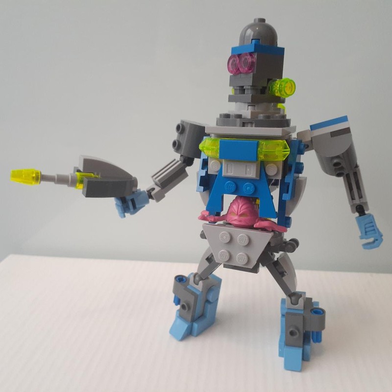 LEGO MOC-60870 Kraangdroid Mech by PRbrickbuilder | Rebrickable - Build ...