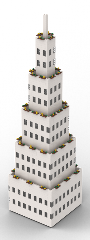 Lego Moc Big House By Majo Club Rebrickable Build With Lego