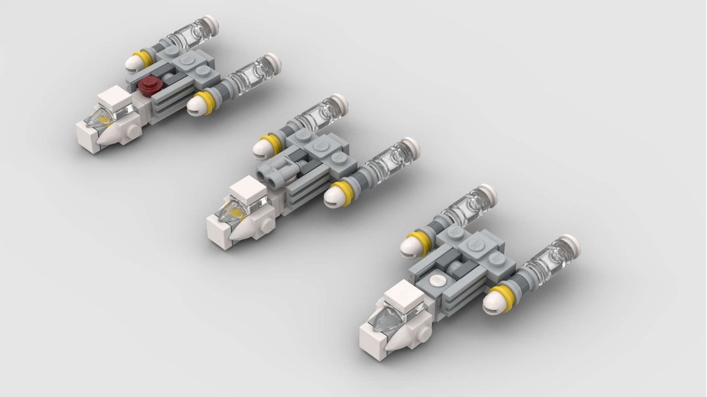 LEGO MOC Micro Build - Y-wing by ZeroFoxGiven | Rebrickable - Build ...