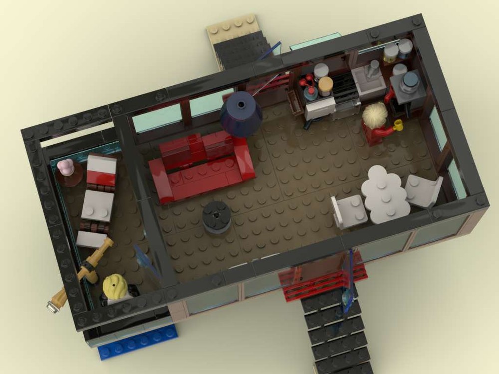LEGO MOC Seaside Bungalow by fidi70 | Rebrickable - Build with LEGO