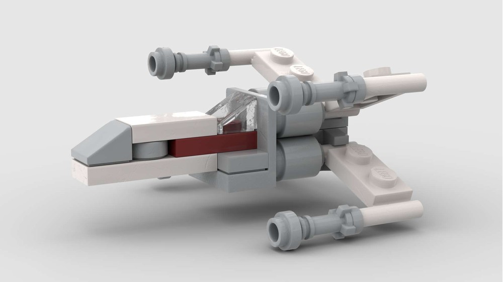 LEGO MOC Micro Build - X-wing by ZeroFoxGiven | Rebrickable - Build ...