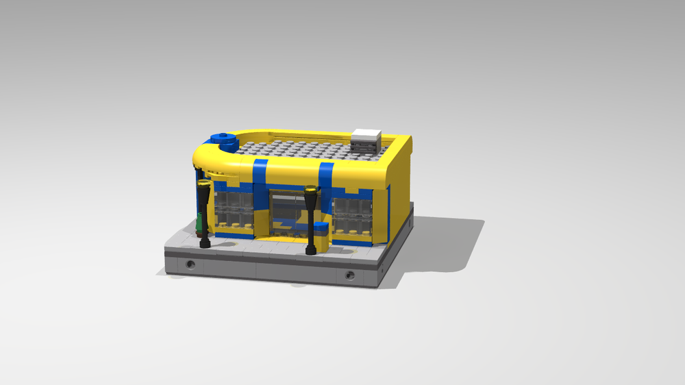 LEGO MOC Post office miroscale by oBarone | Rebrickable - Build with LEGO