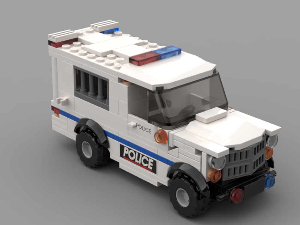 LEGO MOC Police Car by Sir_Tobster | Rebrickable - Build with LEGO