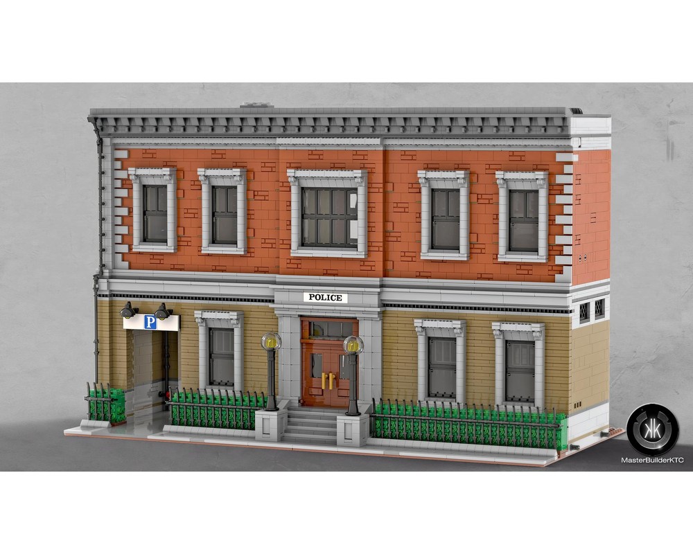 LEGO MOC Modular Police Station by MasterBuilderKTC | Rebrickable ...