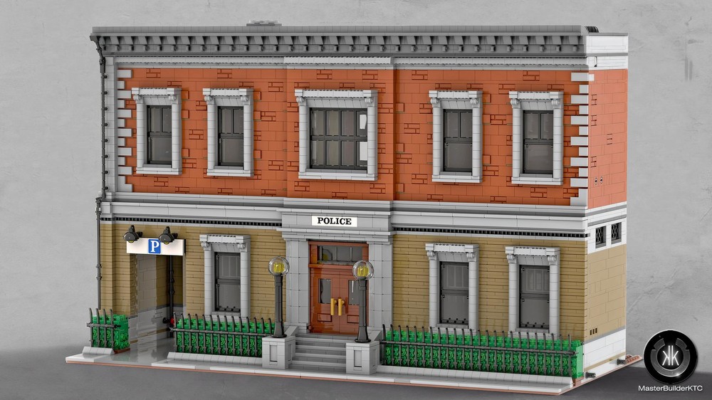 LEGO MOC Modular Police Station by MasterBuilderKTC | Rebrickable ...