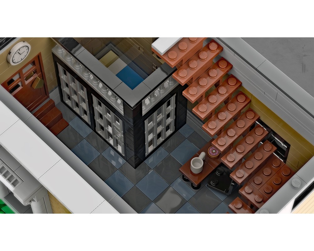 LEGO MOC Modular Police Station by MasterBuilderKTC | Rebrickable ...