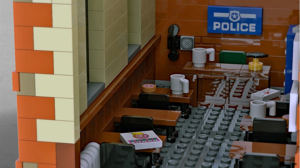 LEGO MOC Modular Police Station by MasterBuilderKTC | Rebrickable ...